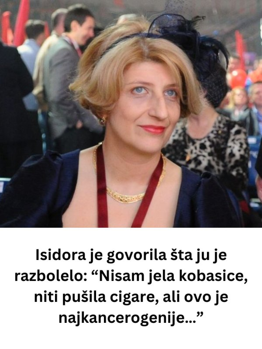 lSlD0RA JE 0TKRlLA ŠTA JE RAZB0LlL0: “Nisam jela kobasice, niti pušila ...